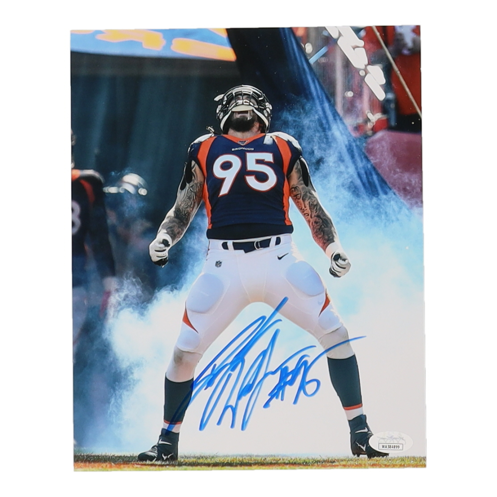 Derek Wolfe Signed Broncos 8x10 Photo (JSA) | Pristine Auction