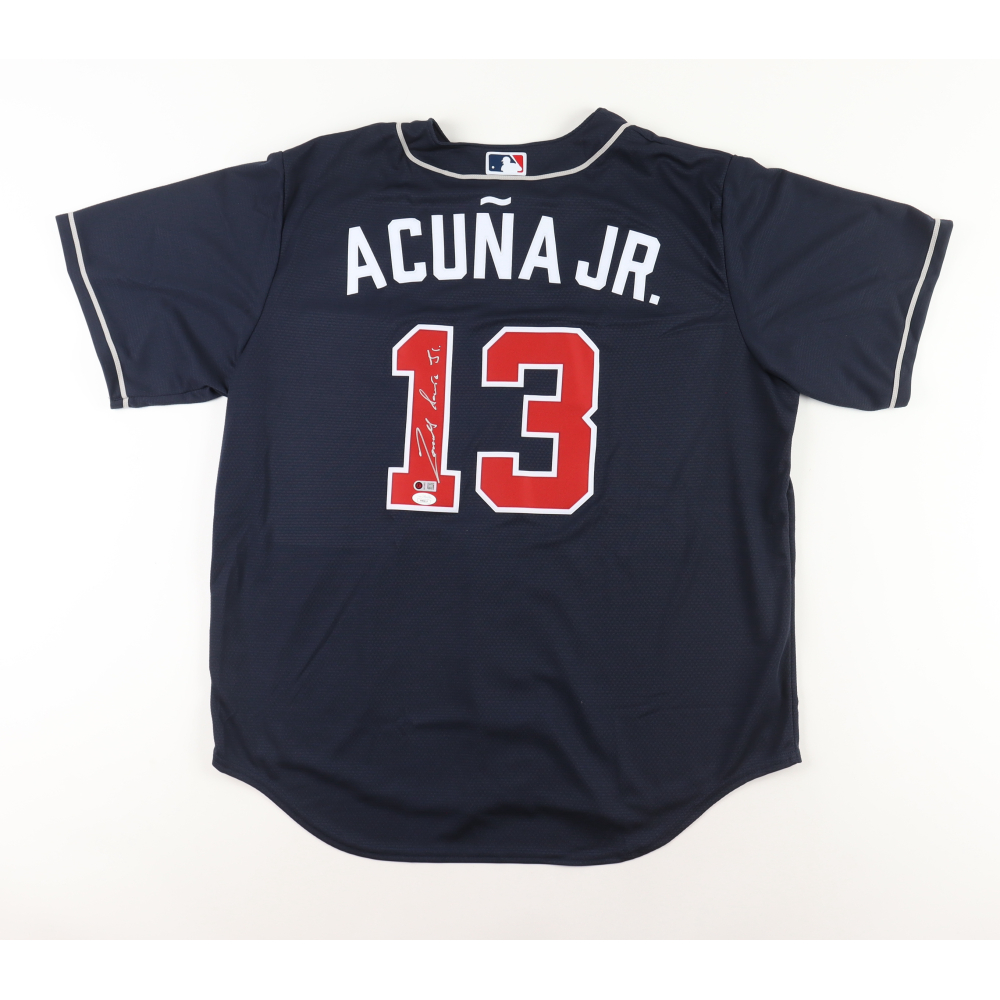Ronald Acuna Jr. Signed Braves Nike Jersey (JSA & Acuna Jr.) | Pristine ...