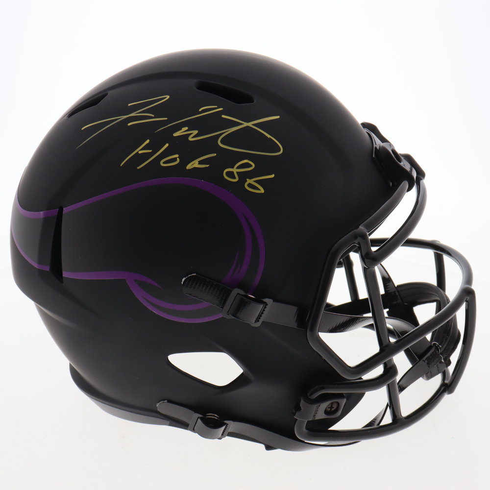 Fran Tarkenton Signed Vikings Full-Size Eclipse Alternate Speed Helmet Inscribed "HOF 86" (JSA ...