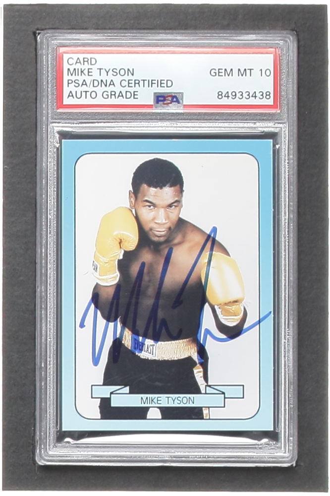 Mike Tyson Signed Living Legend #18 (PSA | Auto 10) | Pristine Auction