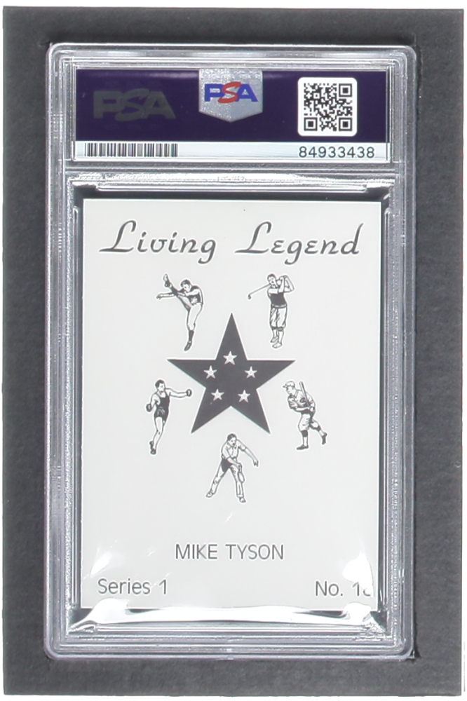 Mike Tyson Signed Living Legend #18 (PSA | Auto 10) | Pristine Auction