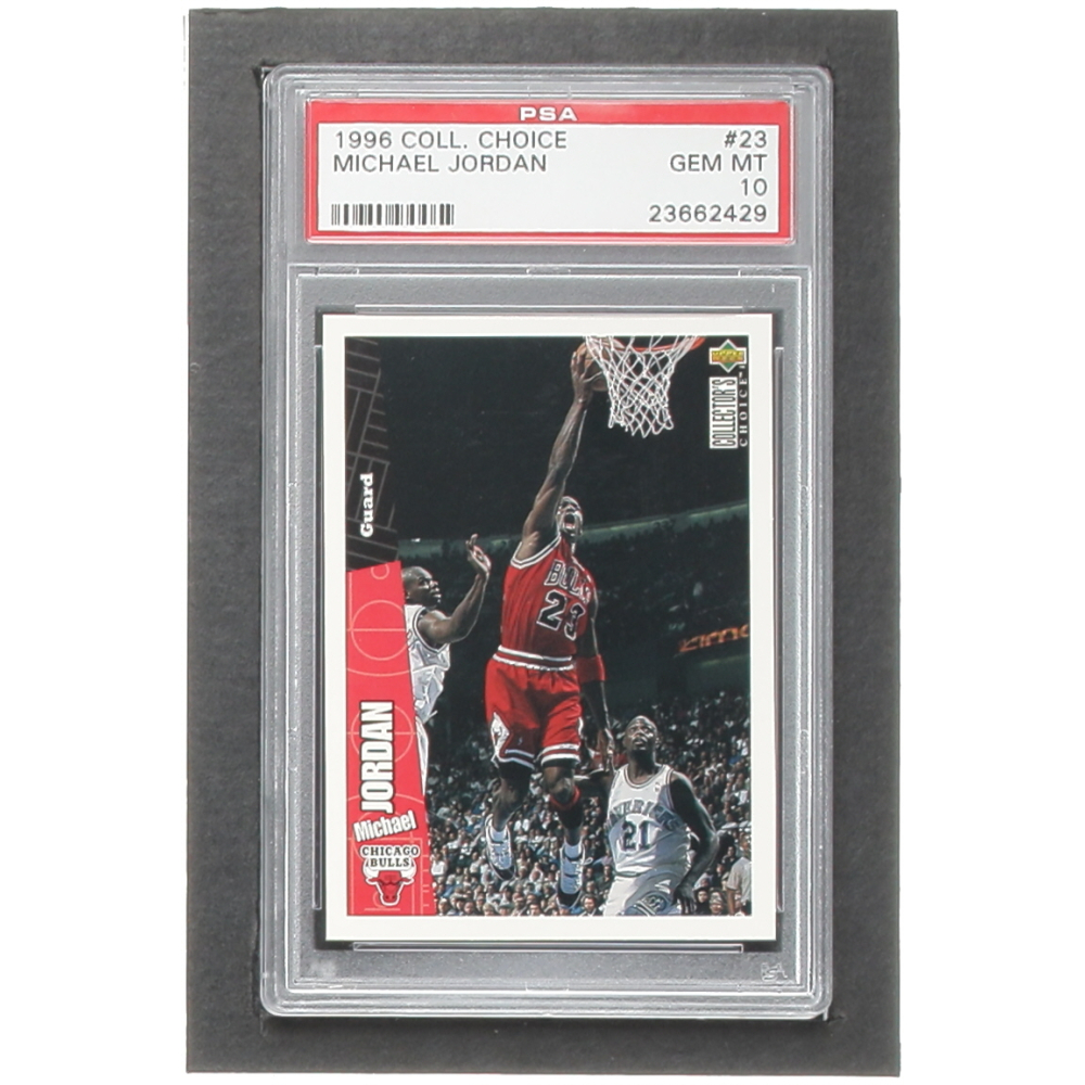 Michael Jordan 1996 97 Collector s Choice 23 PSA 10 Pristine Auction Michael Jordan 1996 97 Collector s Choice 23 PSA 10 Pristine Auction