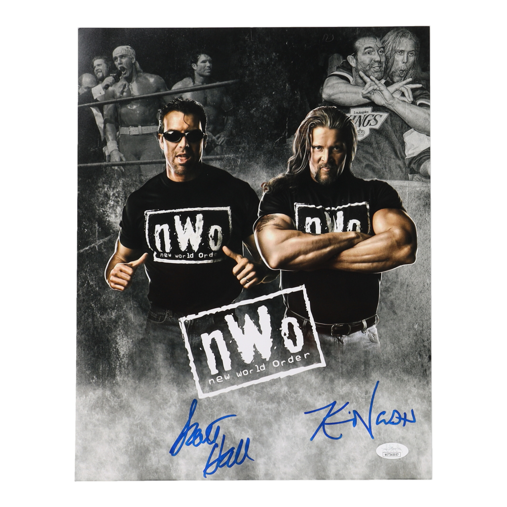 Kevin Nash & Scott Hall Signed 11x14 Photo (JSA) | Pristine Auction