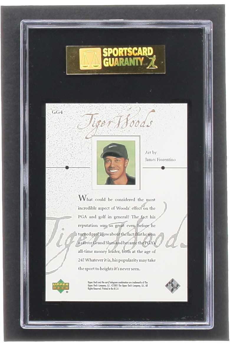 Tiger Woods 2001 Upper Deck Gallery #GG4 (SGC 9) | Pristine Auction