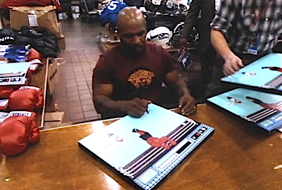 Mike Tyson Signed "Punch-Out!!" 16x20 Photo on Canvas (Radtke COA ...