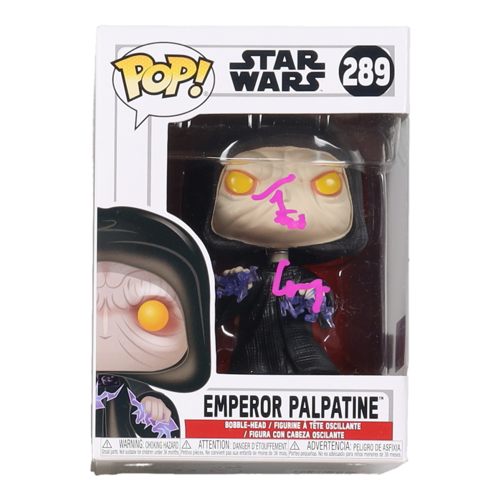 Tim Curry Signed "Star Wars" #289 Emperor Palpatine Funko Pop! Vinyl ...