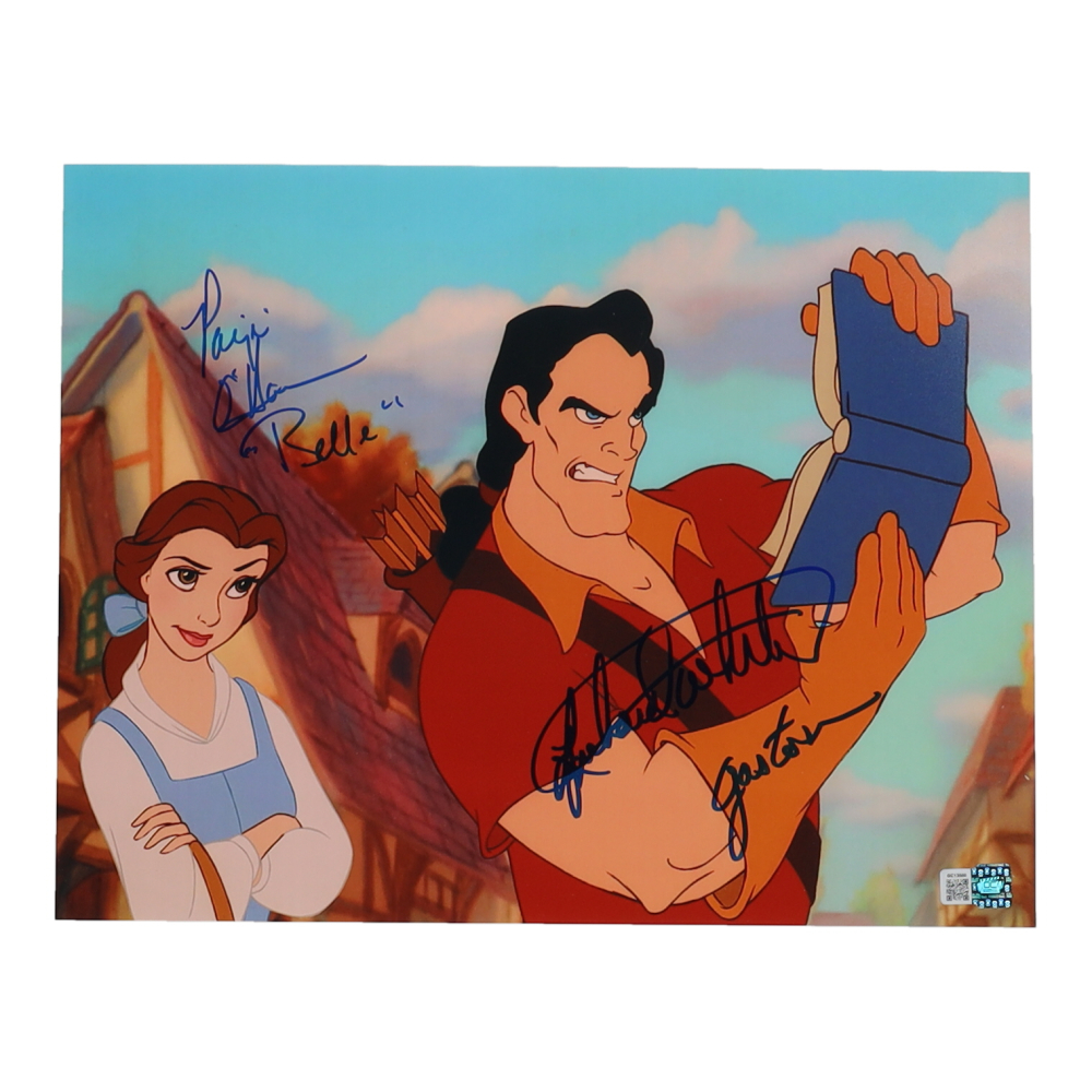 Richard White & Paige O’Hara Signed "Beauty and The Beast" 11x14 Photo ...
