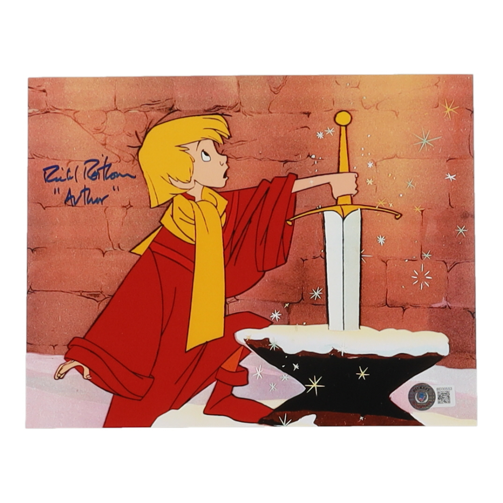 Richard Reitherman Signed "The Sword in the Stone" 8x10 Photo Inscribed ...