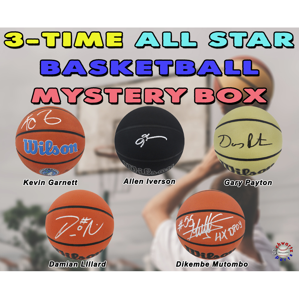 3x ALL STAR Signed Basketball Mystery Box - Series 10 (Limited to 100 ...