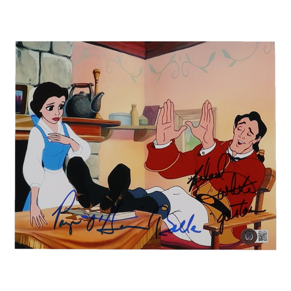 Richard White & Paige O’Hara Signed "Beauty and The Beast" 8x10 Photo ...