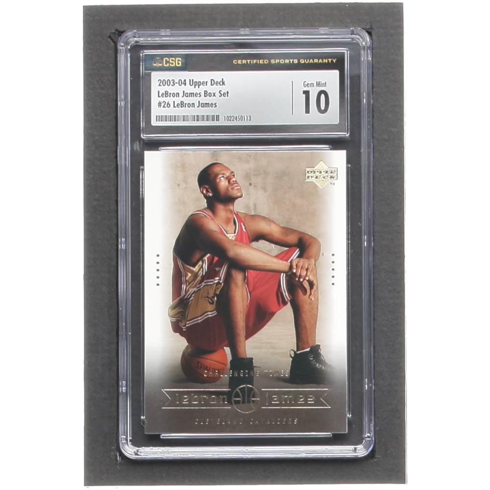 LeBron James 2003 Upper Deck LeBron James Box Set #26 Challenging Times ...