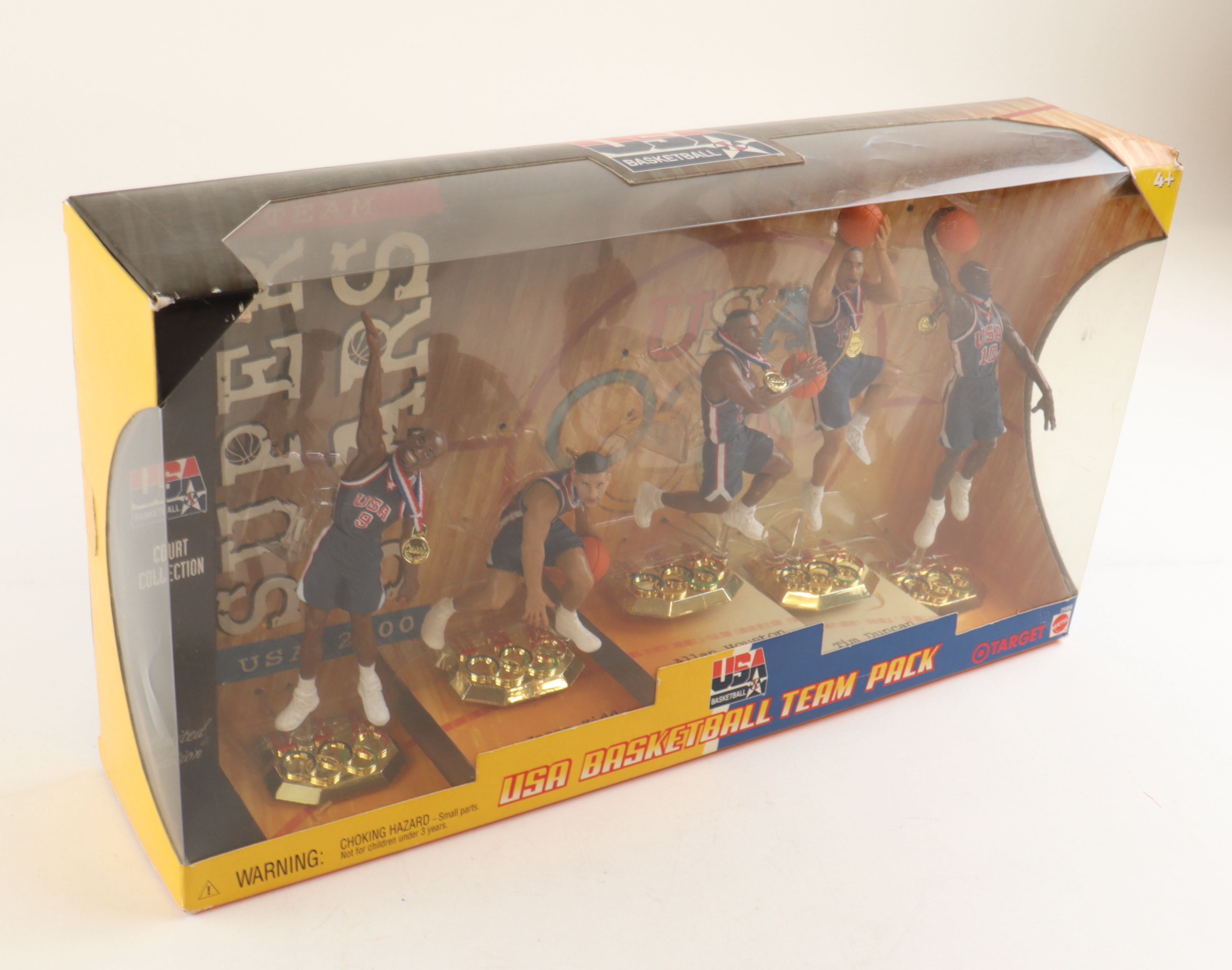 2000 Mattel Team USA Basketball Set of (5) Vinyl Figures with Vince ...