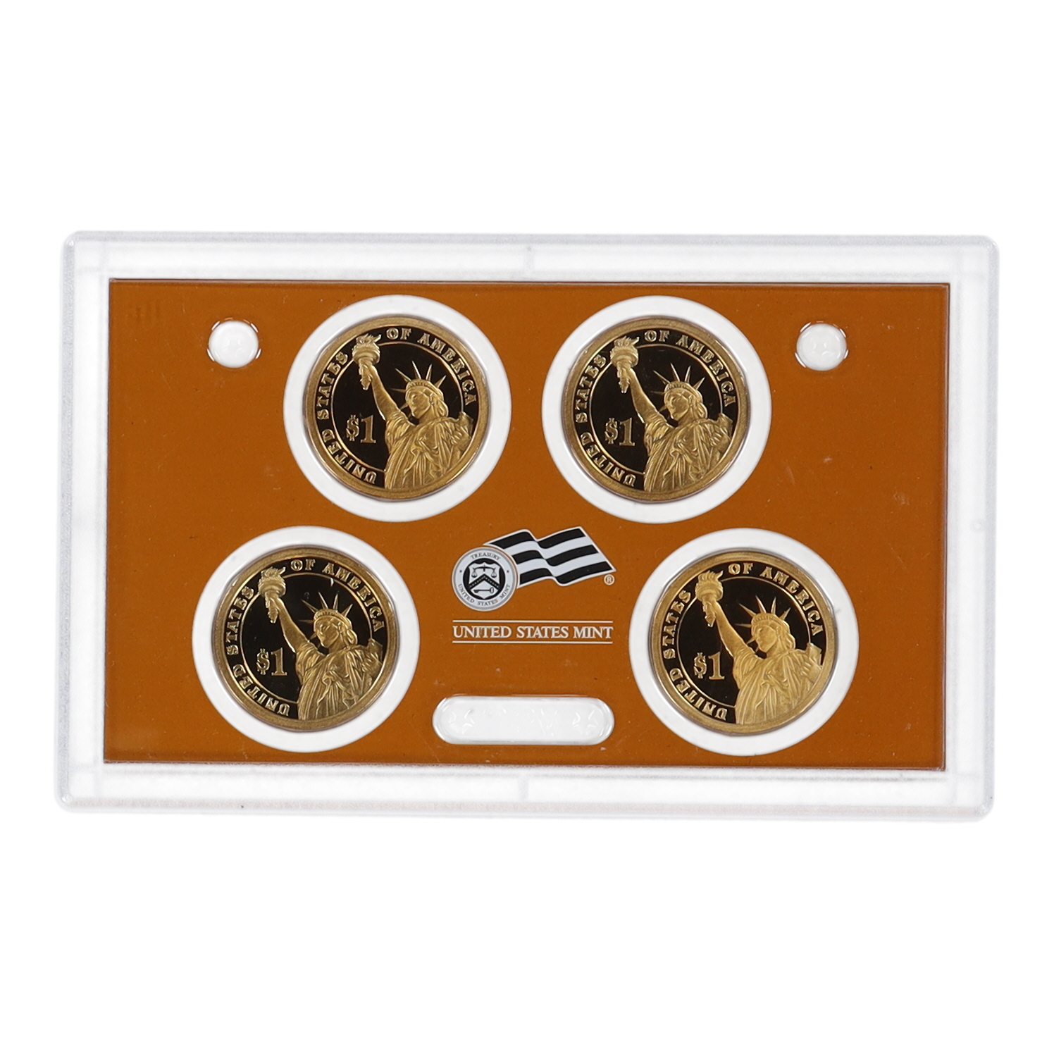 (4) United States Mint Presidential $1 Coin Set -- George Washington ...