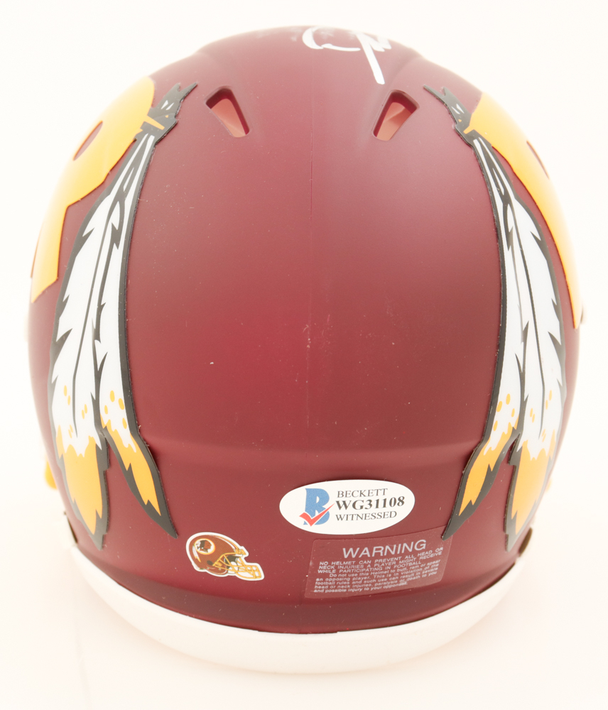 Deion Sanders Signed Redskins AMP Alternate Speed Mini Helmet (Beckett ...