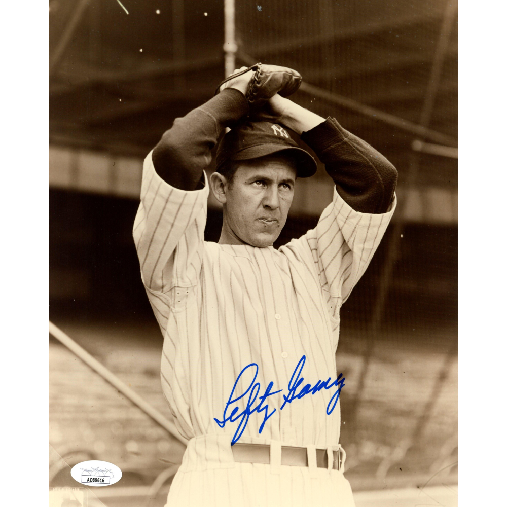 Lefty Gomez Signed Yankees 8x10 Photo (JSA) | Pristine Auction