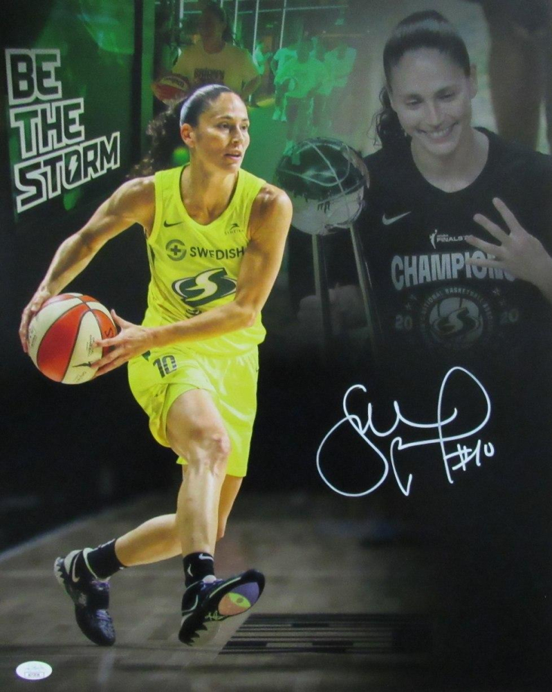 Sue Bird Signed Storm 16x20 Photo (JSA) | Pristine Auction