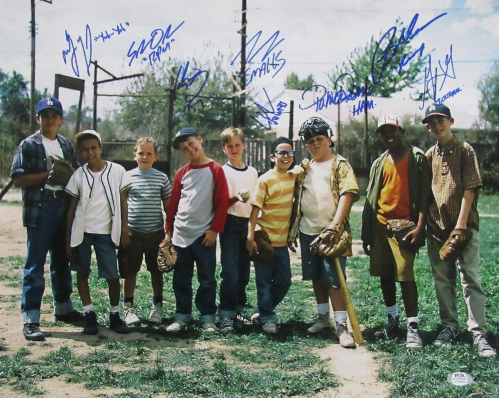 "The Sandlot" 16x20 Photo Cast Signed By (8) with Patrick Renna, Grant ...