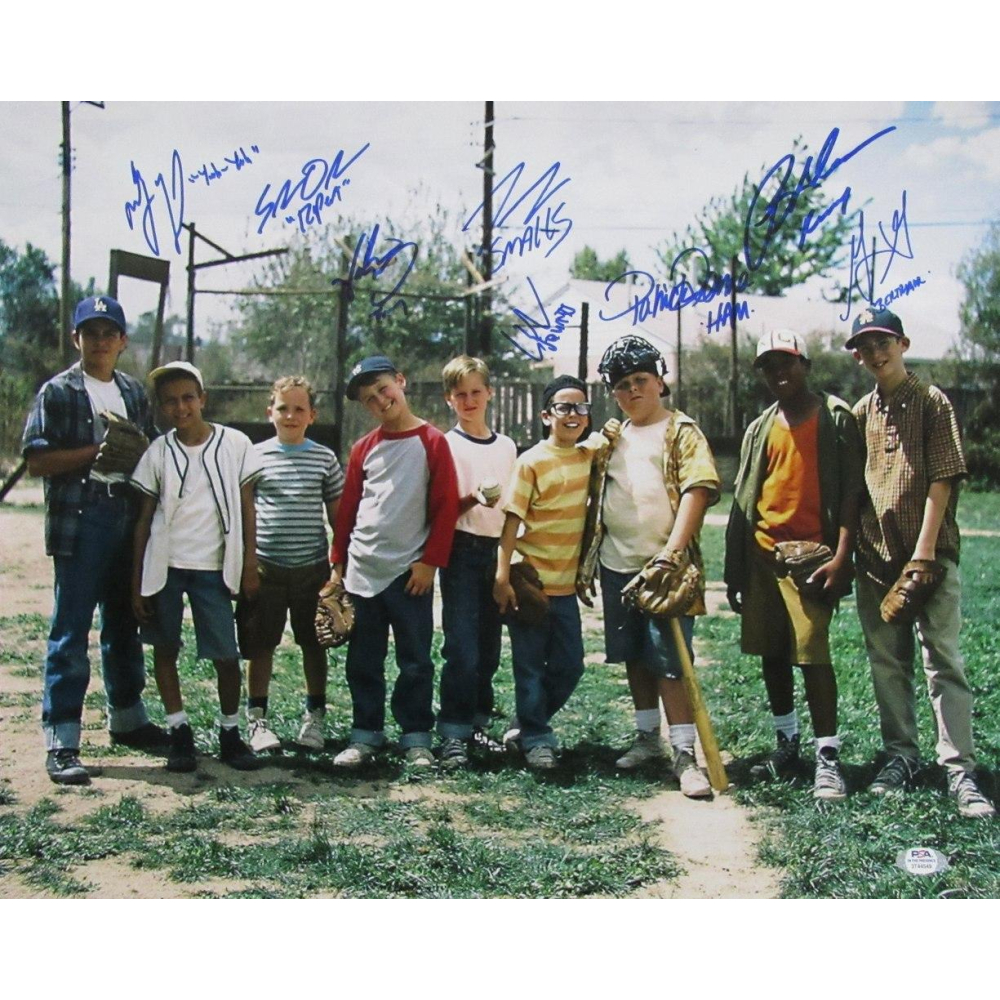 "The Sandlot" 16x20 Photo Cast Signed By (8) with Patrick Renna, Grant ...