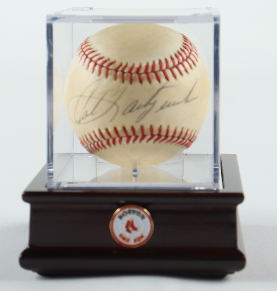 Carl Yastrzemski Signed OAL Baseball With Display Case (PSA) | Pristine ...