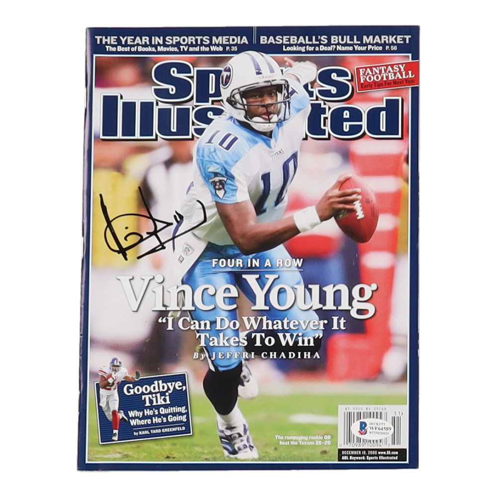 Vince Young Signed 2006 "Sports Illustrated" Magazine (Beckett) | Pristine Auction