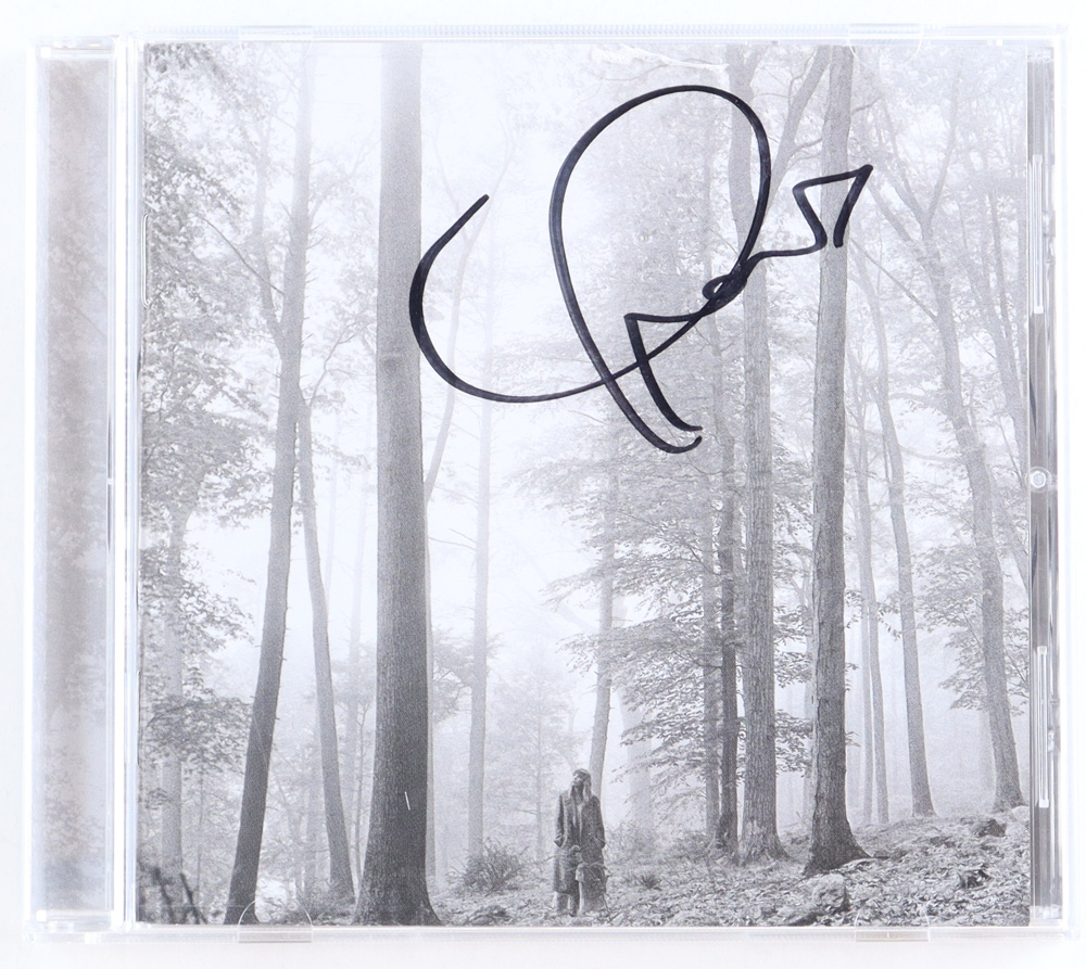 Taylor Swift Signed "Folklore" CD Cover (Beckett) | Pristine Auction