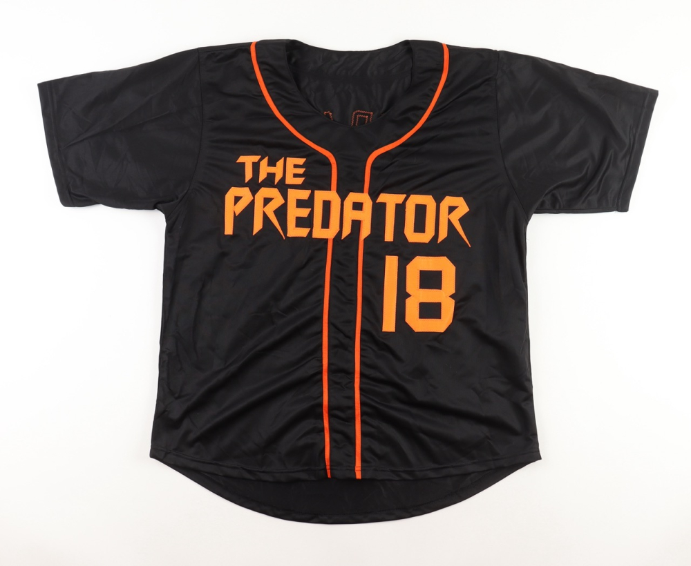 Brian A. Prince Signed Jersey with Hand-Drawn Predator Sketch (Playball ...