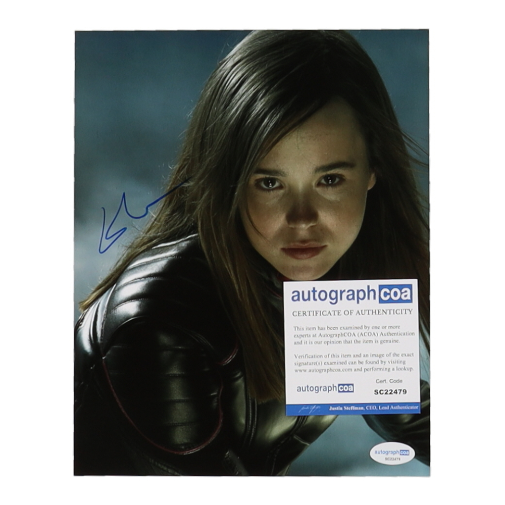 Elliot Page Signed "X-Men" 8x10 Photo (ACOA) | Pristine Auction