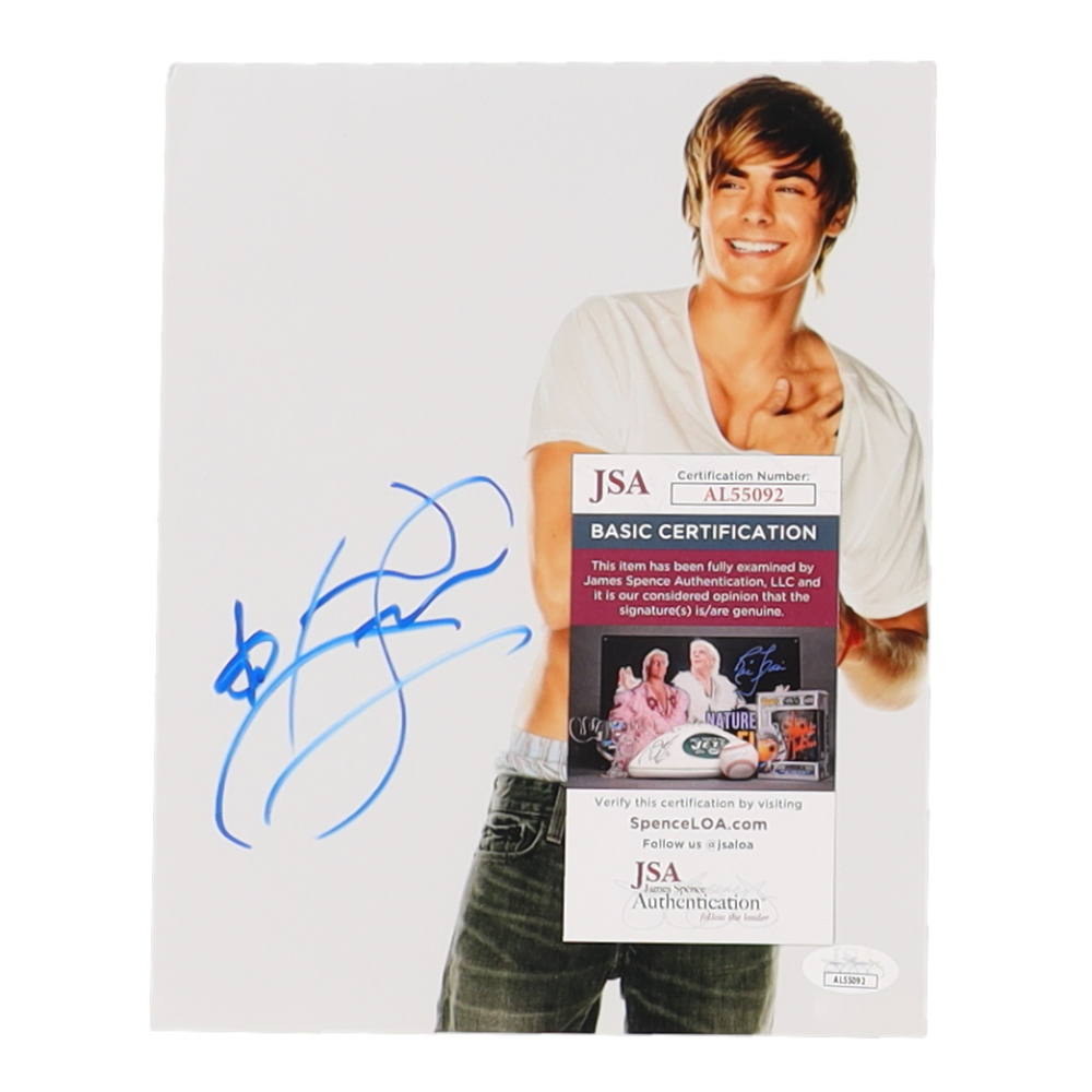 Zac Efron Signed 8x10 Photo (JSA) | Pristine Auction