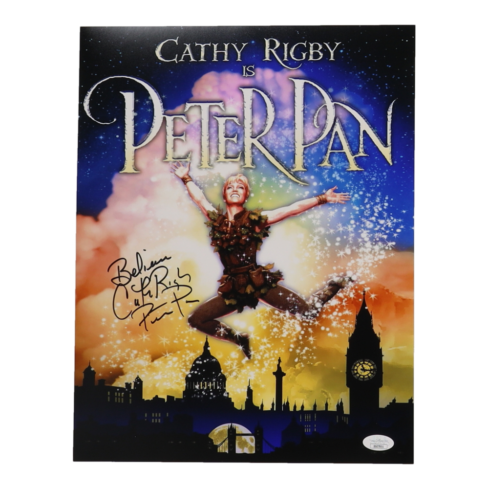 Cathy Rigby Signed "Peter Pan" 11x14 Photo Inscribed "Believe" (JSA ...