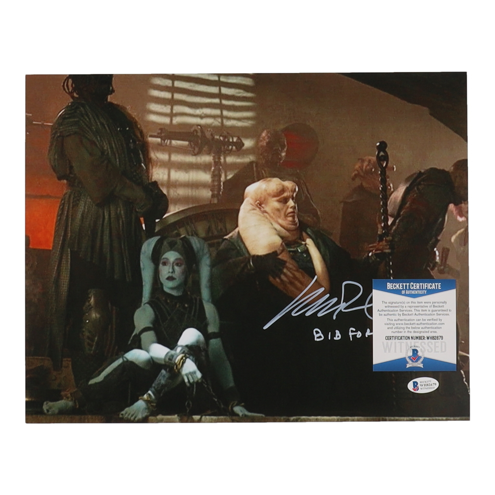 Matthew Wood Signed "Star Wars: The Phantom Menace Episode I" 11x14 ...