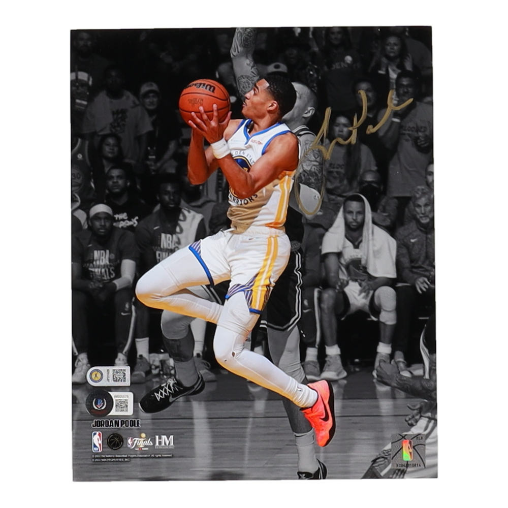 Jordan Poole Signed Warriors 8x10 Photo (Poole & Beckett) | Pristine ...