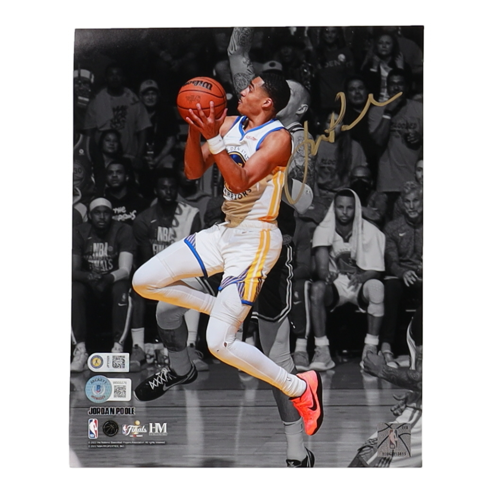 Jordan Poole Signed Warriors 8x10 Photo (Poole & Beckett) | Pristine ...