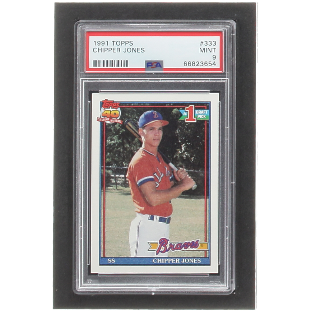 Chipper Jones 1991 Topps #333 RC (PSA 9) | Pristine Auction