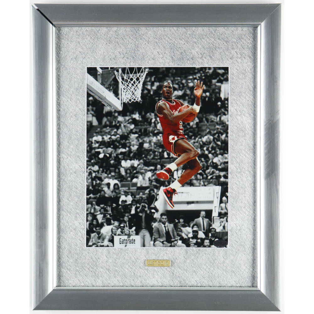 Michael Jordan Bulls Custom Framed Photo Display with Nike Pin ...