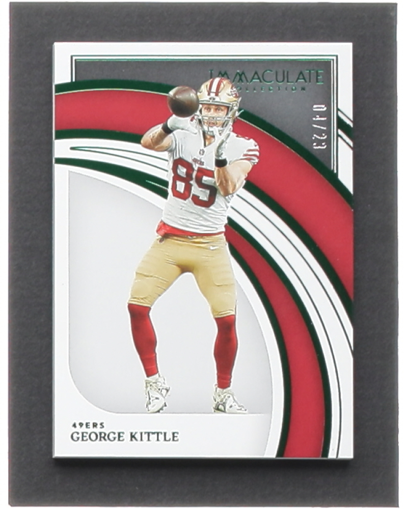 George Kittle 2022 Immaculate Collection Emerald #79 #04/23 | Pristine ...