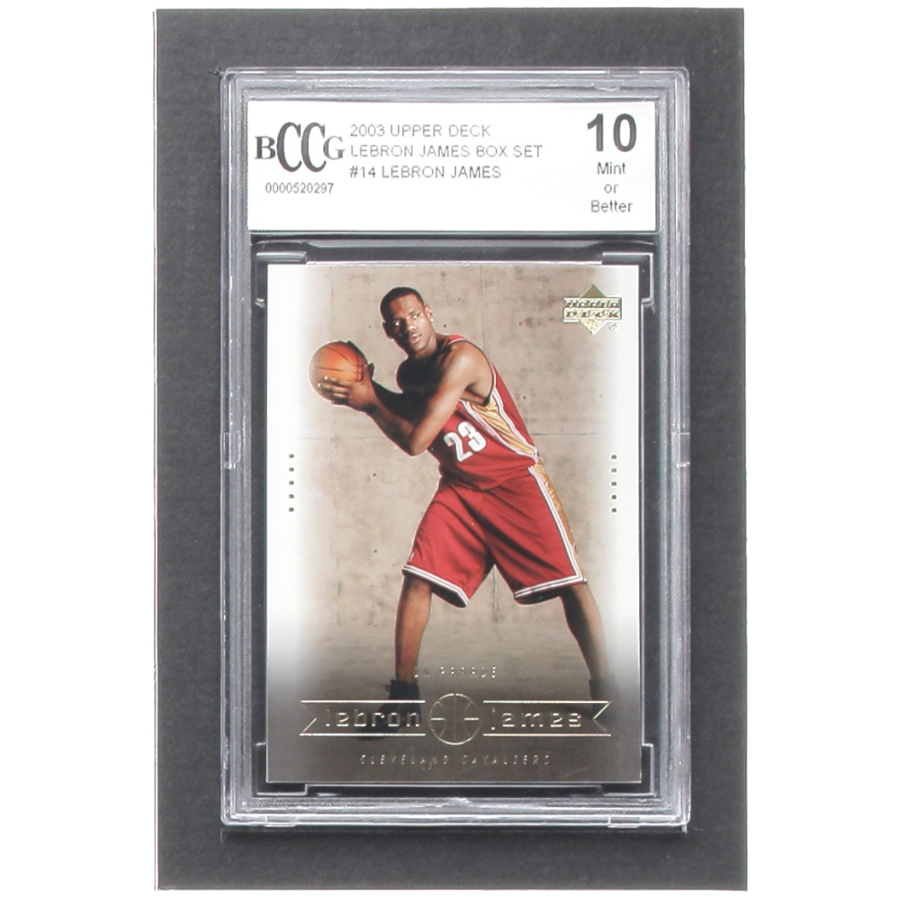 LeBron James 2003 Upper Deck LeBron James Box Set #14 On Parade (BCCG ...