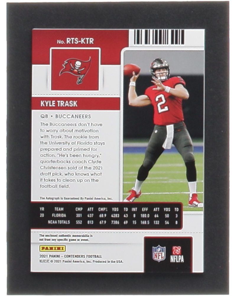 Kyle Trask 2021 Panini Contenders Rookie Ticket Swatch Autographs #21 ...