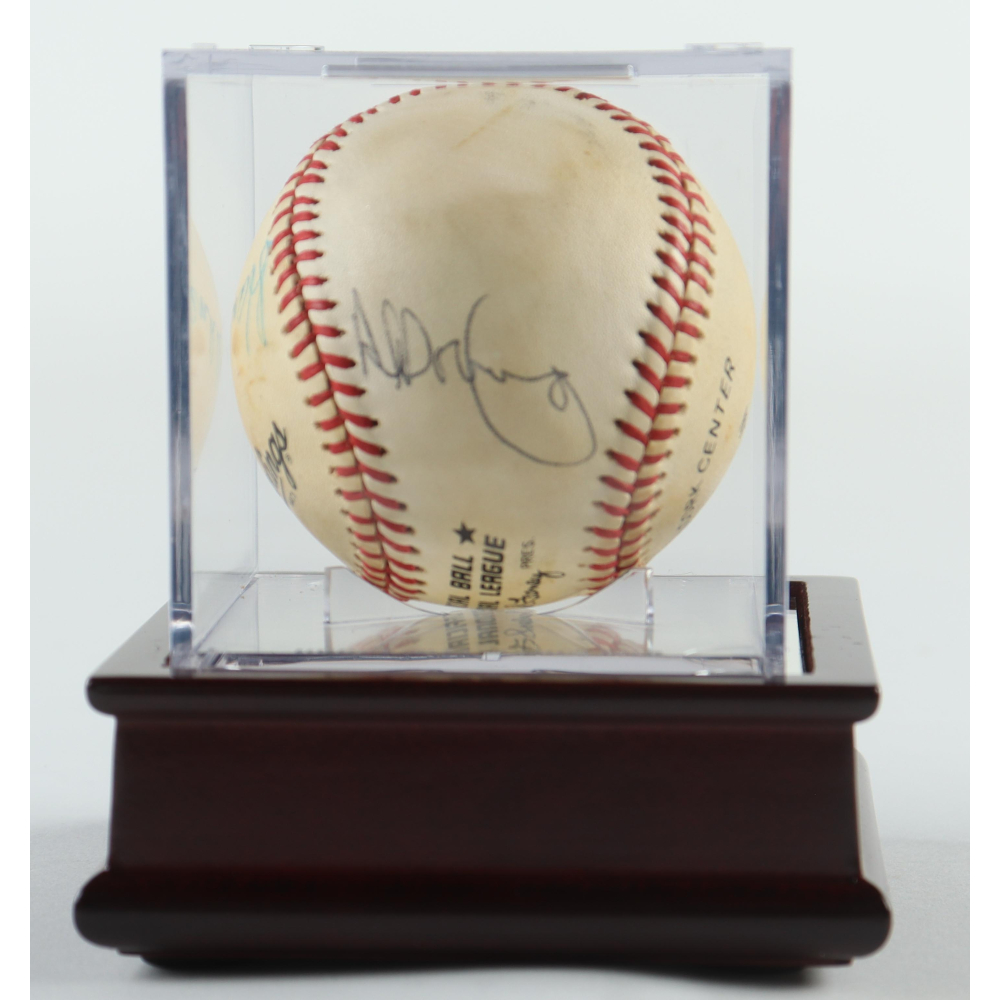 Hank Aaron & Al Downing Signed ONL Baseball (JSA) | Pristine Auction