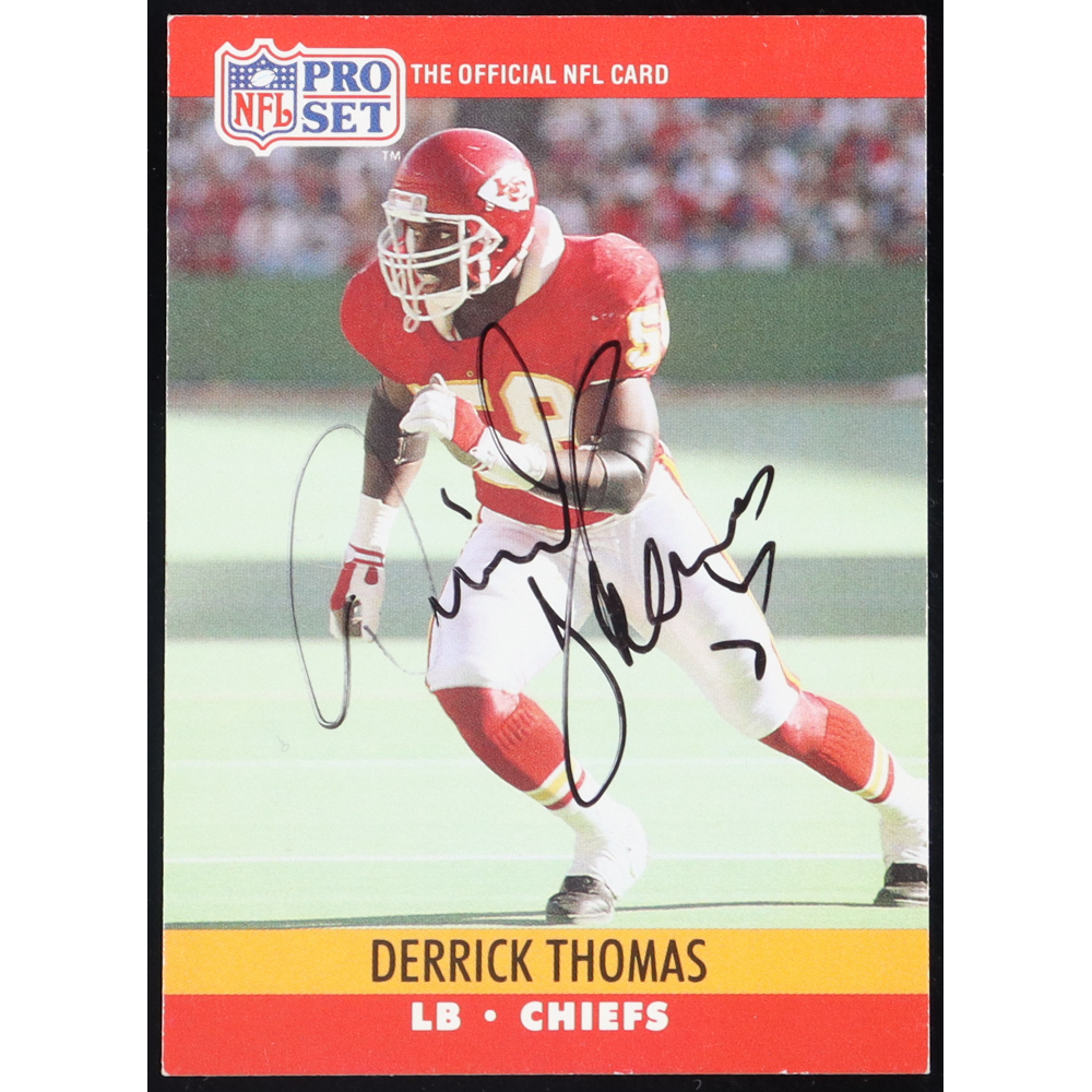 Derrick Thomas Signed 1990 Pro Set #536 (Beckett) | Pristine Auction