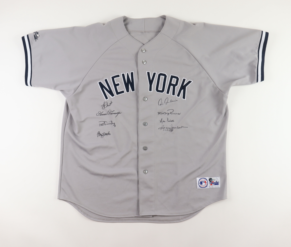 1978 New York Yankees Jersey Team Signed By (8) With Reggie Jackson ...