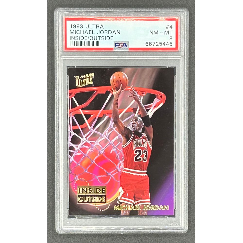 Michael Jordan 1993-94 Ultra Inside/Outside #4 (PSA 8) | Pristine Auction