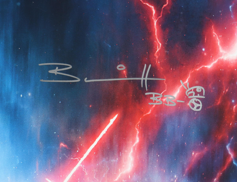 Daisy Ridley, Oscar Isaac & Brian Herring Signed "Star Wars Episode IX ...