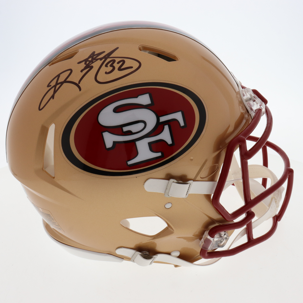 Ricky Watters Signed 49ers Full-Size Authentic On-Field Speed Helmet ...