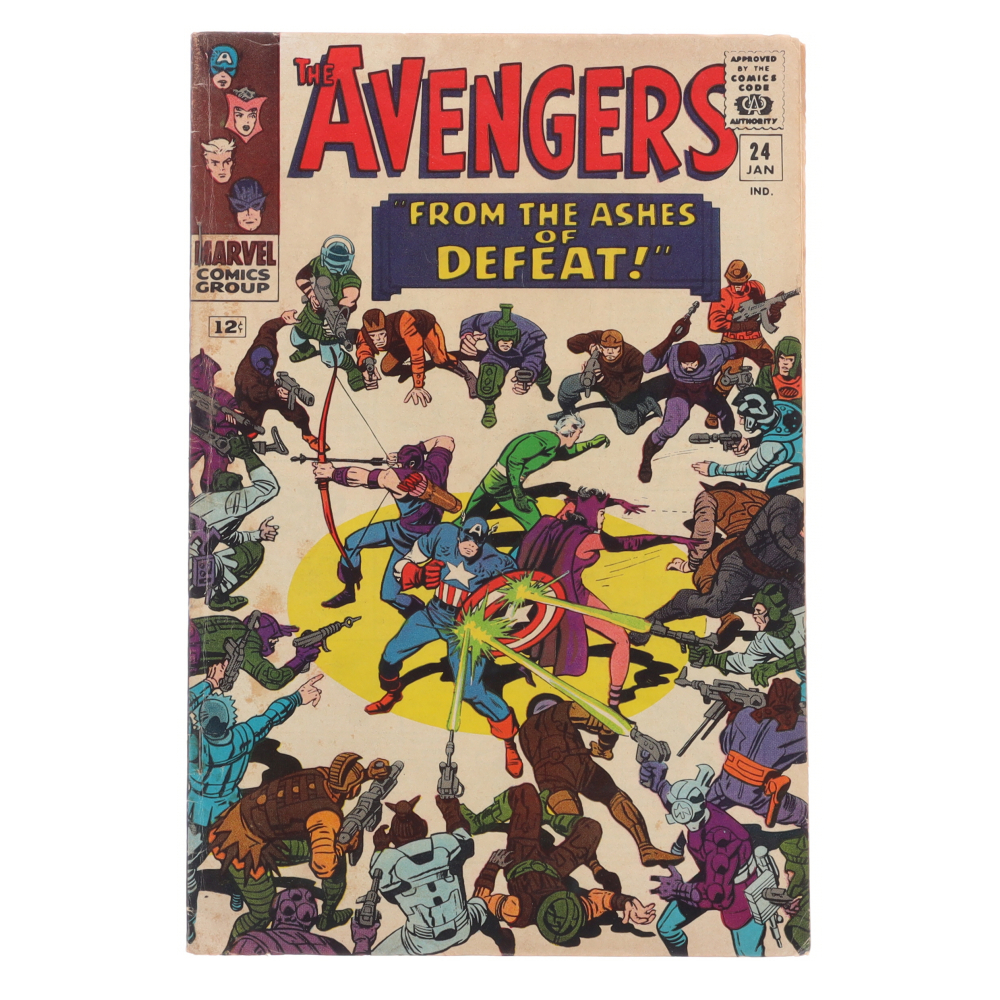 1966 "The Avengers" Issue #24 Marvel Comic Book | Pristine Auction