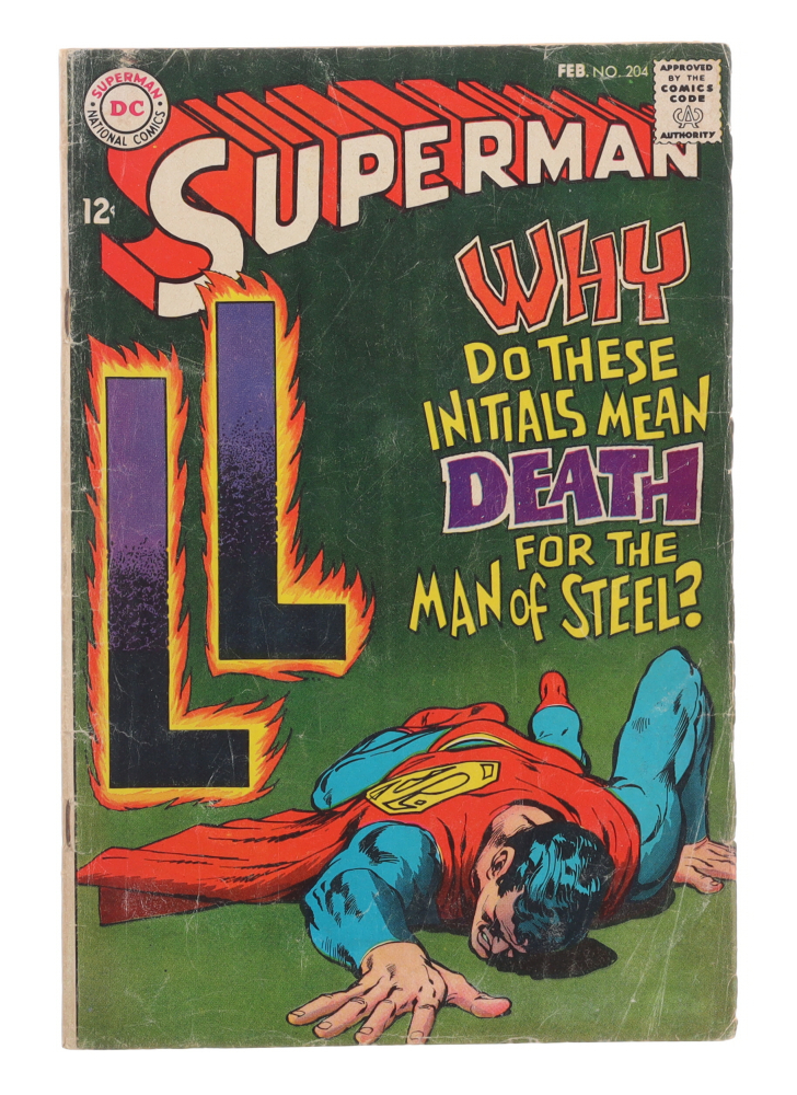 1968 "Superman" Issue #204 DC Comic Book | Pristine Auction