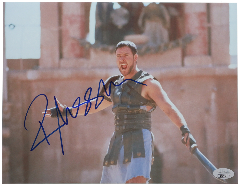 Russell Crowe Signed "Gladiator" 8x10 Photo (JSA) | Pristine Auction
