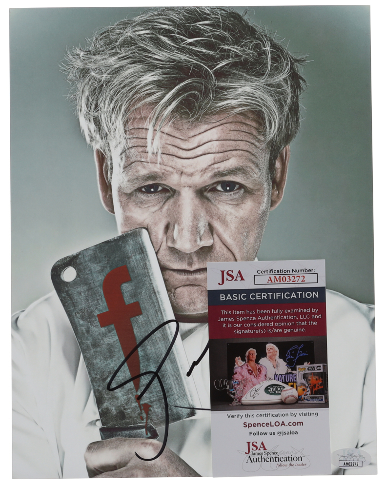 Gordon Ramsay Signed 8x10 Photo (JSA) | Pristine Auction