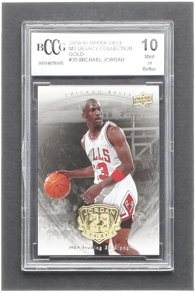 Michael Jordan 2009-10 Upper Deck Michael Jordan Legacy Collection Gold ...