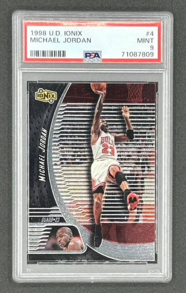 Michael Jordan 1998-99 UD Ionix #4 (PSA 9) | Pristine Auction