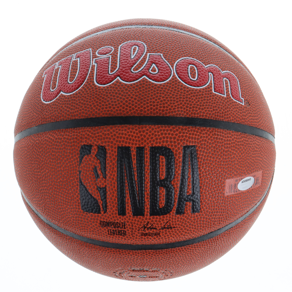 Dennis Rodman Signed Bulls Logo NBA Basketball (Schwartz) | Pristine ...